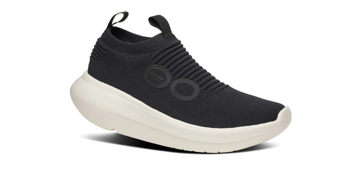 Oofos Men’s OOmy Zen Chalk/Black – Sole Experience
