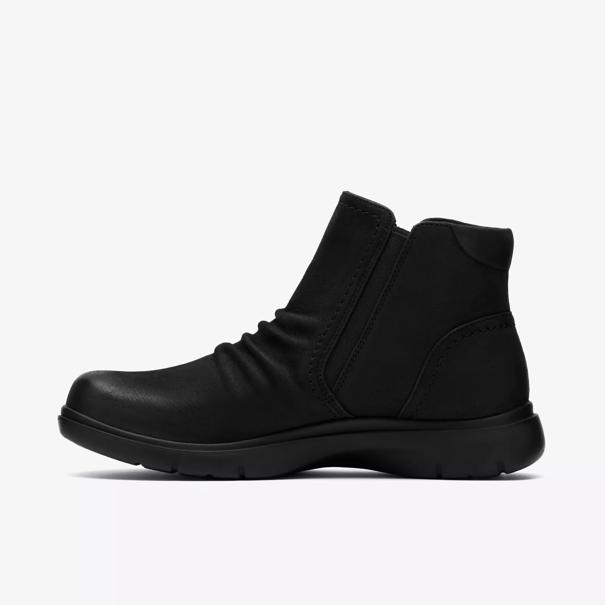 Clarks Women’s Certina Ruby Black Leather – Sole Experience
